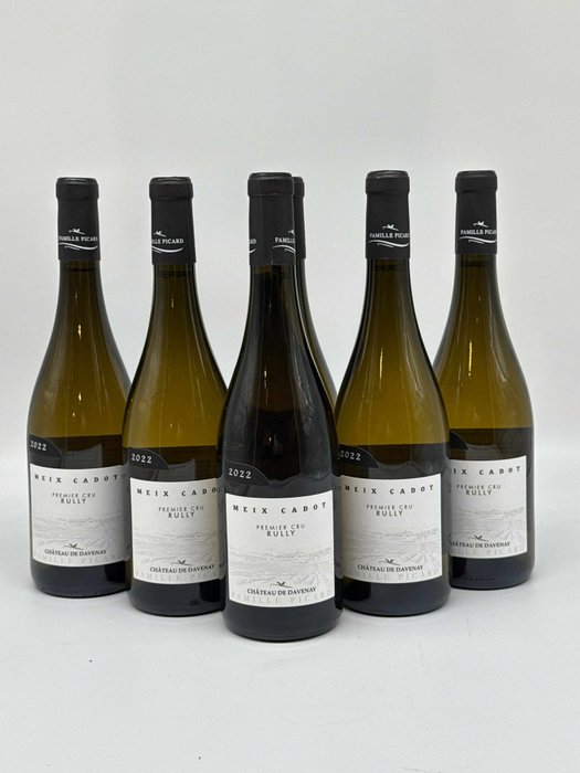 2022 Chateau de Davenay "Meix Cadot" white - Rully 1er Cru - 6 Bottles ...