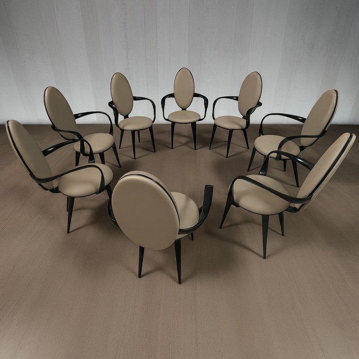 Reflex Angelo ( italy ) - Andrée Putman - Bastide - Dining room chair ...