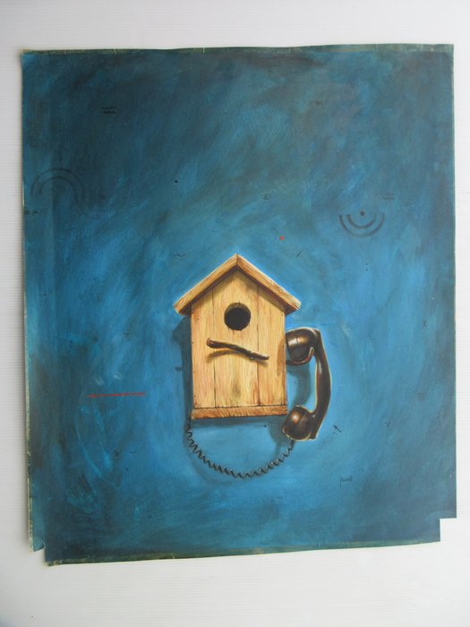 Bosschaert, Jan - 1 Original colour drawing - Overheidscampagne ...