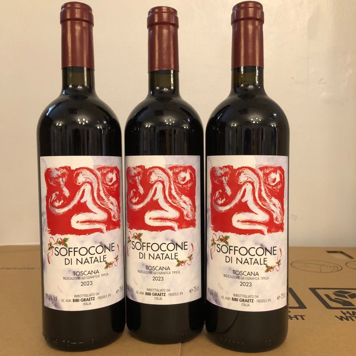 2023 Bibi Graetz, Soffocone di Natale - Tuscany IGT - 3 Bottles (0.75L ...