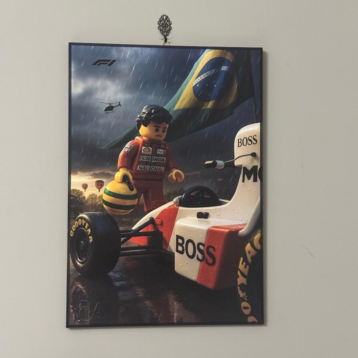 LEGO Merchandise - Art - Lego Ayrton Senna Art – Ferrari F1 - AI ...