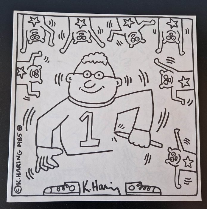 Keith Haring (1958-1990) (after) - Keith Haring Coloring Book | Barnebys