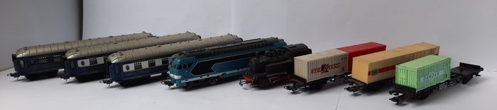 Lima H0 - NB - Train set (8) - Two train sets - DB, SNCF | Barnebys