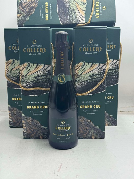 Collery, Blanc de Blancs - Champagne Grand Cru - 6 Bottles (0.75L ...