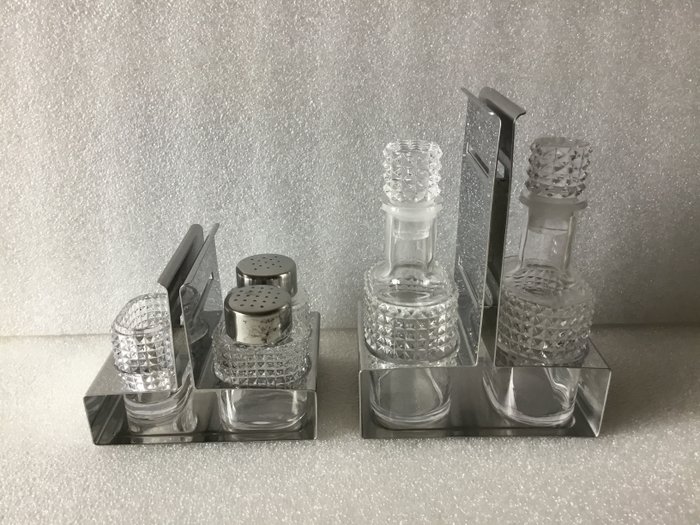 Alessi - Carlo Mazzeri & Anselmo Vitale - Dinner set - Pitagora - Glass ...