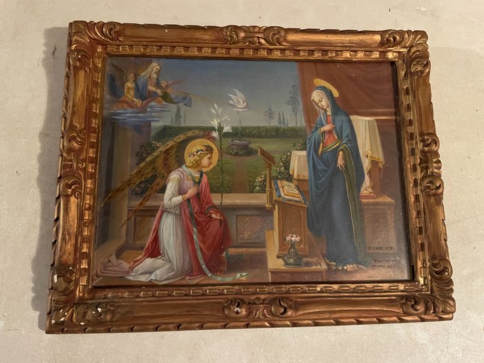 Archangel Gabriel announces to Mary that she will conceive Jesus | Barnebys