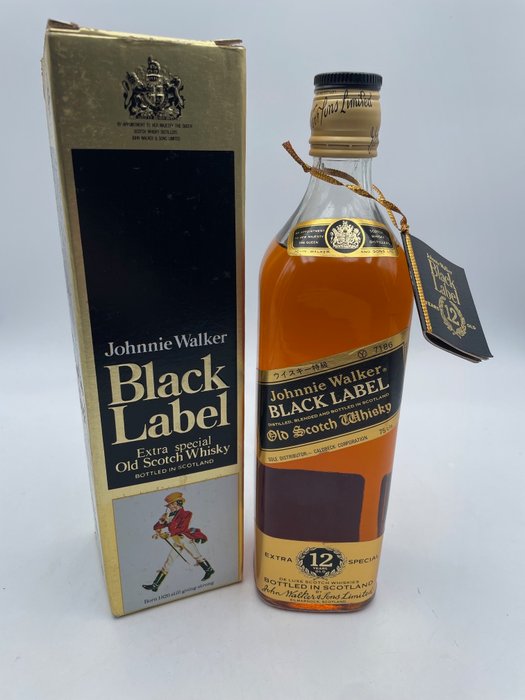 Johnnie Walker 12 years old Black Label - Japanese Market - b. 1980s ...