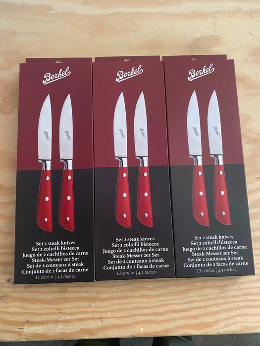 Berkel - Table knife set (7) - Plastic, Steel | Barnebys