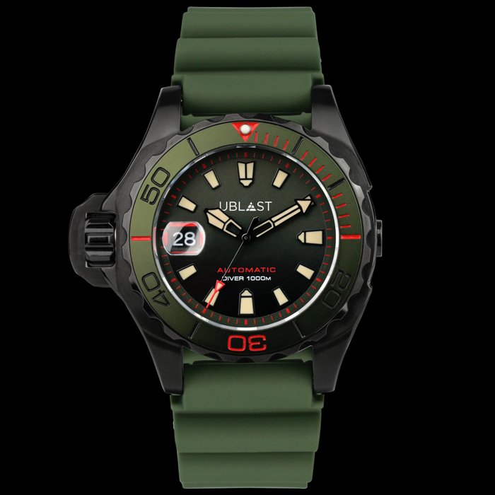 Ublast - Reverse Professional Diver 100 ATM - REF.UBREV44GNRD - Men ...