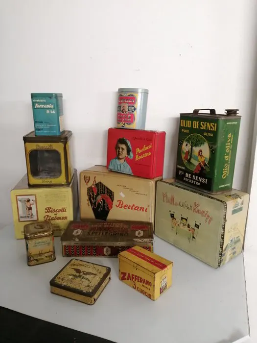 Themed collection - Vintage collectible tin boxes from 1940-1960 | Barnebys