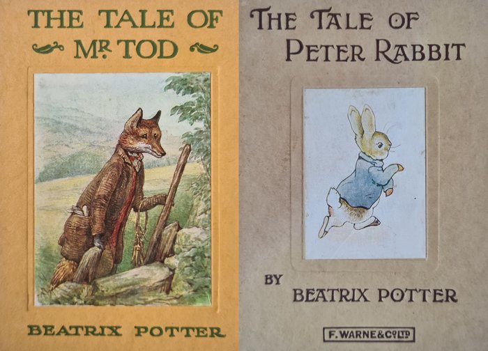 Beatrix Potter - The tale of Mr Tod + The tale of Peter Rabbit - 1919 ...