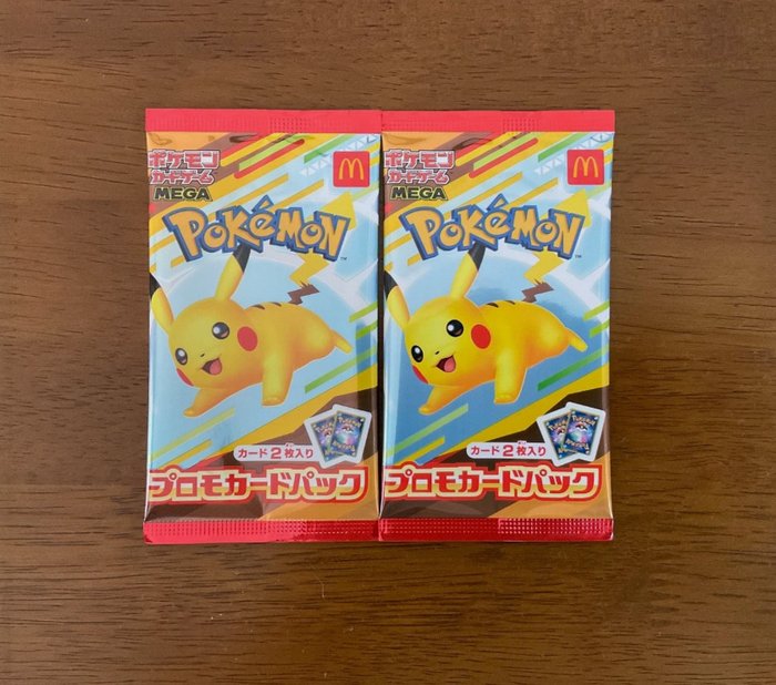 Pokémon - 2 Sealed card - Pikachu McDonald's 020/M-P Limited edition ...