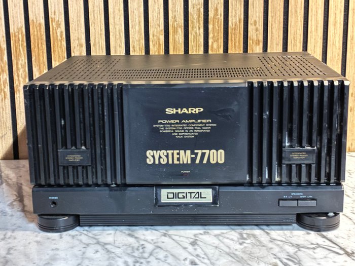 Sharp - SM-7700E mk2 Solid state power amplifier | Barnebys