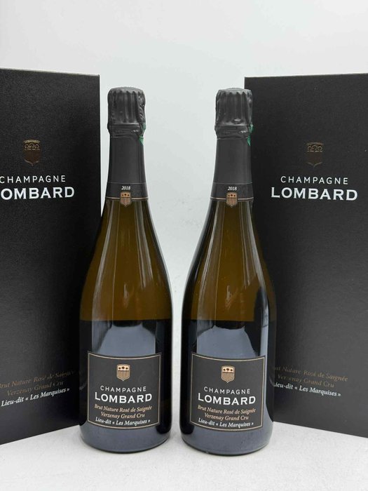 Lombard, Brut Nature Rosé de Saignée Verzenay Grand Cru... | Barnebys