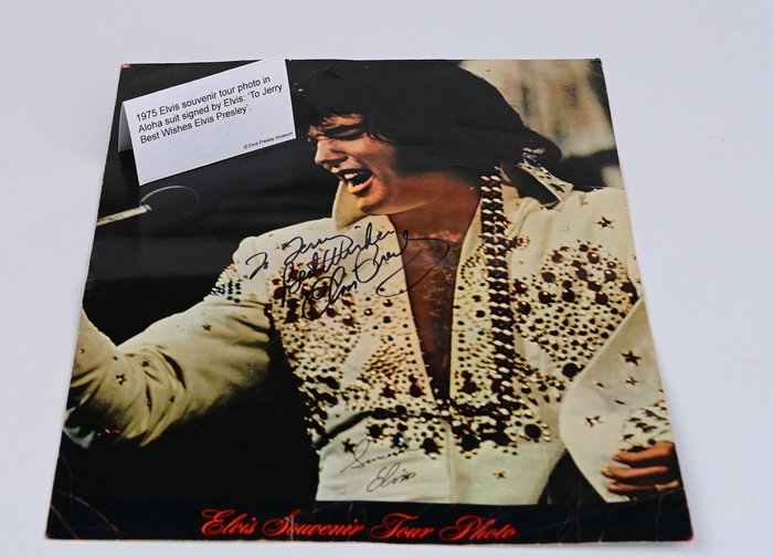 Elvis Presley - Dedicated & Signed Tour Program 1970-1974 - 1975 - Hand ...