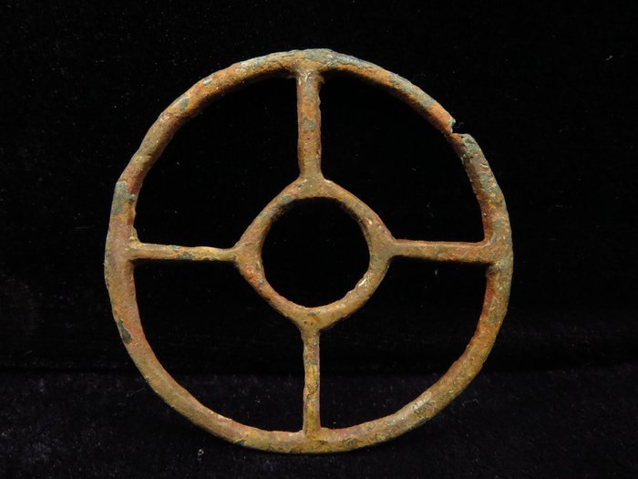 Ancient Roman Bronze Rota Fortunae/Wheel of Fortune... | Barnebys