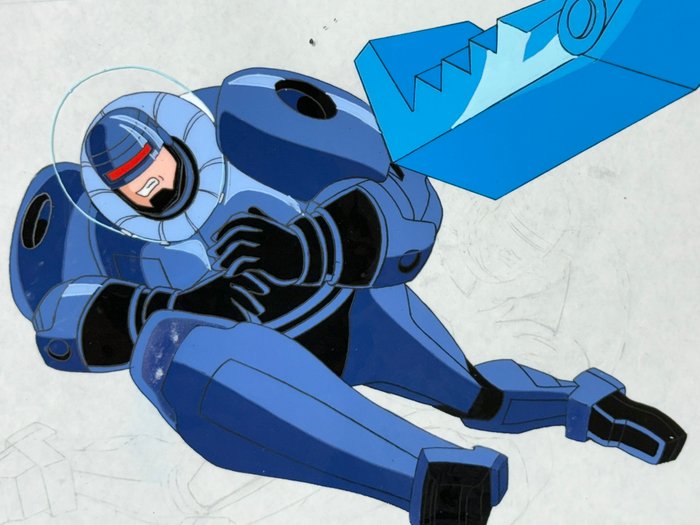 Marvel - Original Animation Cel and Drawing - RoboCop (TV series, 1988 ...