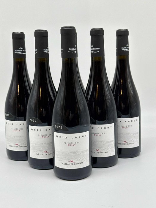 2022 Chateau de Davenay "Meix Cadot" red - Rully 1er Cru - 6 Bottles (0 ...