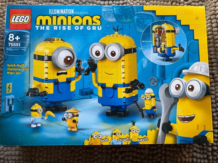LEGO Set - 75551 - Minions - Brick-built Minions and Their Lair | Barnebys