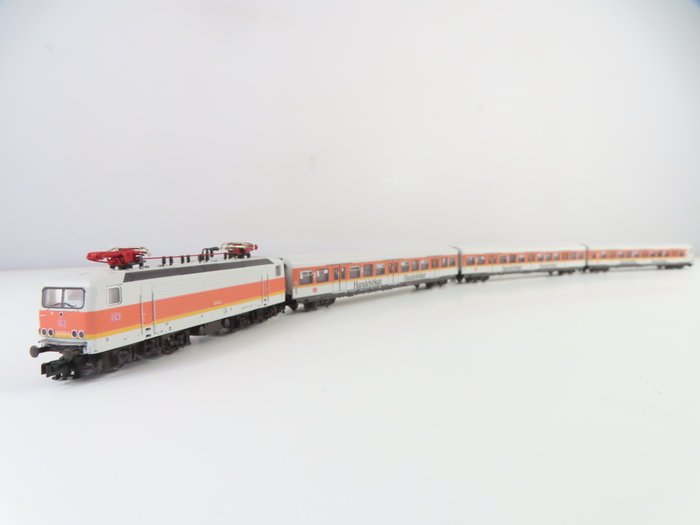 Minitrix N - 11443 - Train set (1) - 4-car set with BR 143 | Barnebys