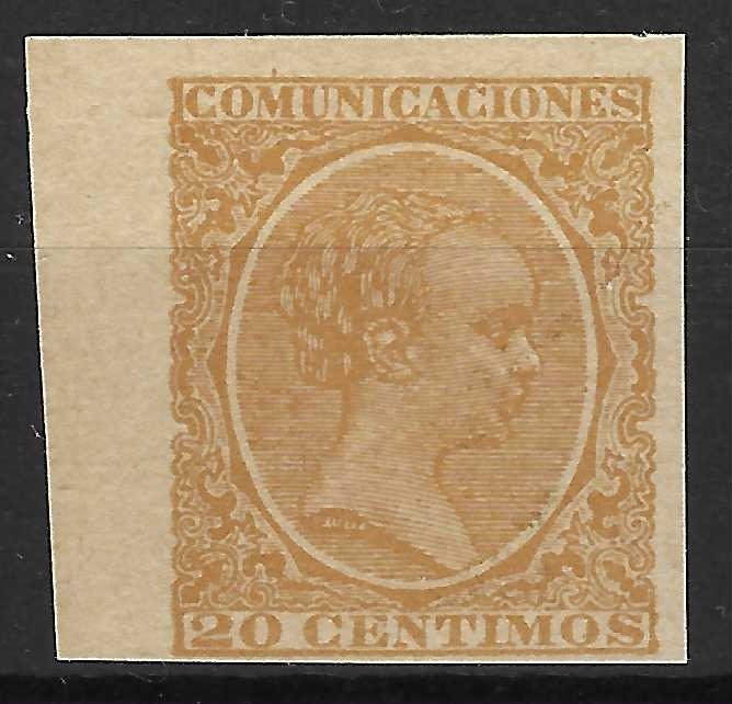 Spain 1889 - Alfonso XIII, bald type - Edifil 220scc , G-1461 | Barnebys