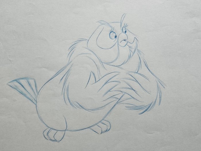 Disney Studio's - 1 Pencil drawing - The Fox and the Hound - Big Mama ...