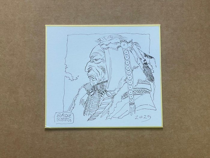 Breccia, Enrique - 1 Original drawing - Tex - Capo indiano - 2025 ...