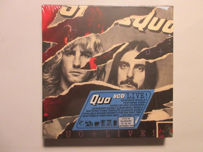 Status Quo - Live! (8 CD box) - CD box set - 2025 | Barnebys