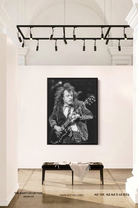 AC/DC- Angus Young - Iconic Legend - XXL Fine Art... | Barnebys