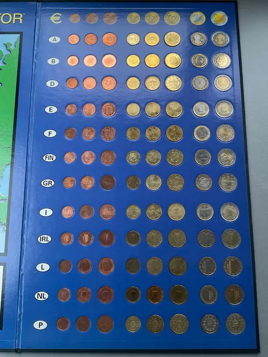 Europe. Series 1 Cent - 2 Euro Various Years (12 series) (No reserve ...