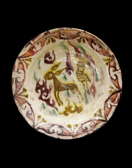 Islamic Garrus ceramic hare cup - 12th/13th century - formerly Christie ...