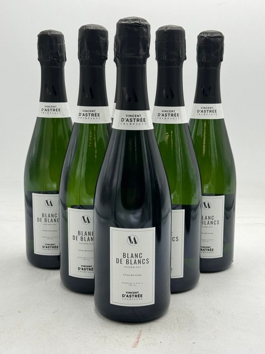 Vincent d'Astrée, Blanc de Blancs - Champagne Brut - 6 Bottles (0.75L ...