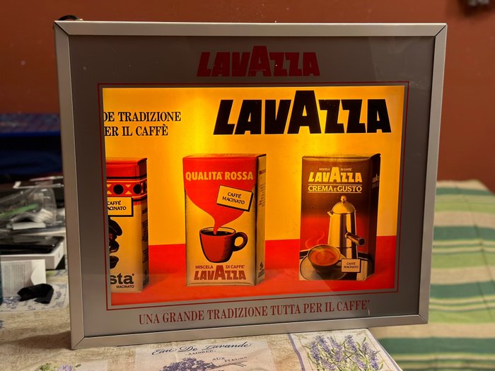 lavazza - Lighted sign - Iron | Barnebys
