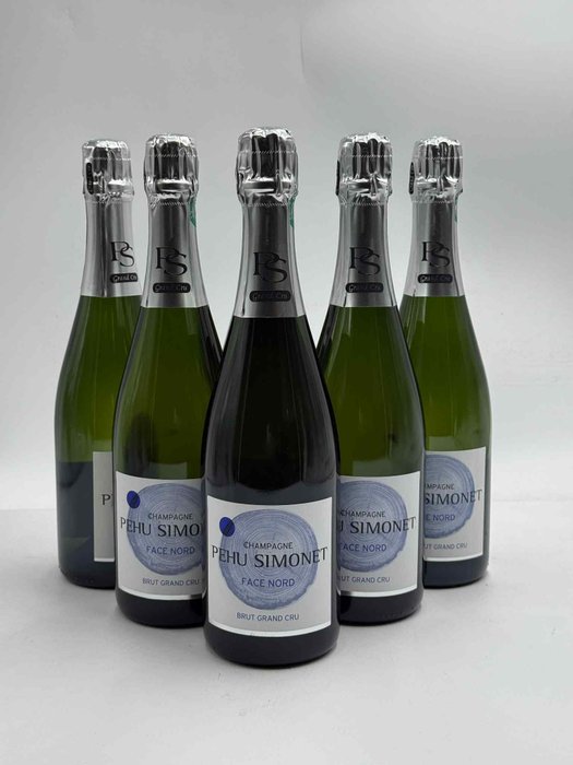Pehu Simonet, Face Nord Brut - Champagne Grand Cru - 6 Bottles (0.75L ...