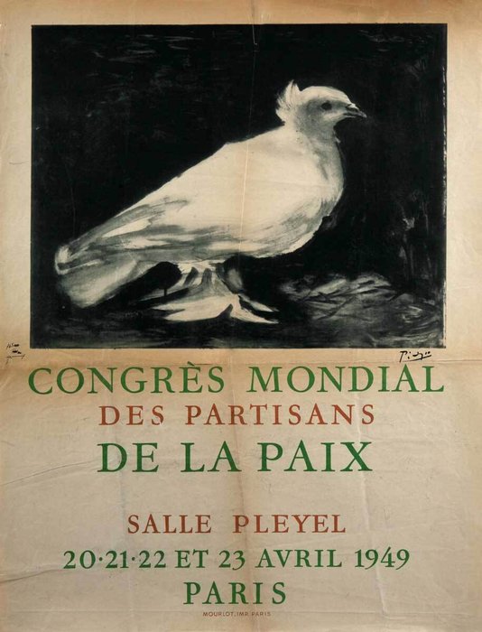 Pablo Picasso - Peace fighters world congress. - 1950s | Barnebys