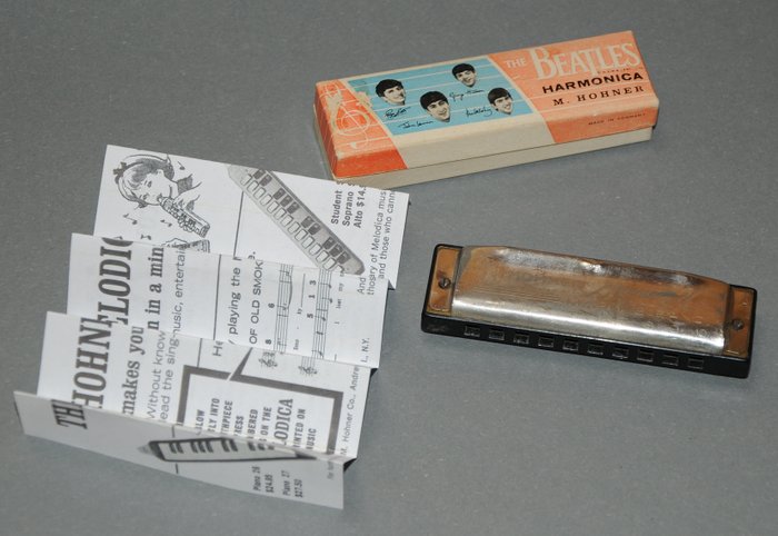 Beatles - Original vintage Beatles Hohner 'Harmonica' Box, U.S.A. 1964 ...
