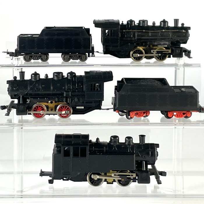 Lima H0 - Model train locomotive (3) - Set of 3 USA steam locomotives ...