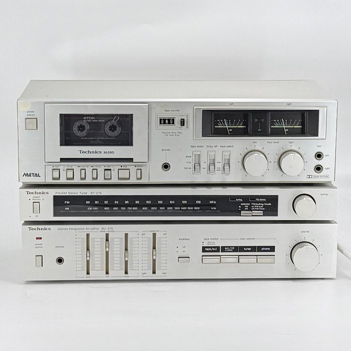 Technics - Vintage Hi-Fi Set – Cassette deck | Barnebys