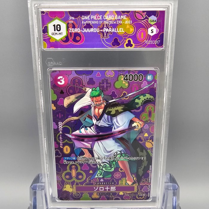 One Piece Graded card - One Piece Mosaico: ZORO (Secret) OP05-067 SP ...