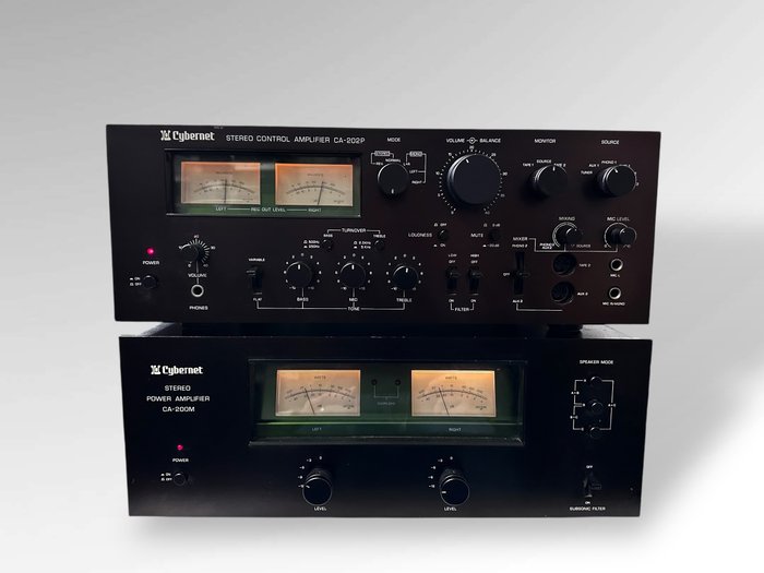 Cybernet - CA-202P, CA-200M ( fully Serviced) Hi-fi set - Multiple ...