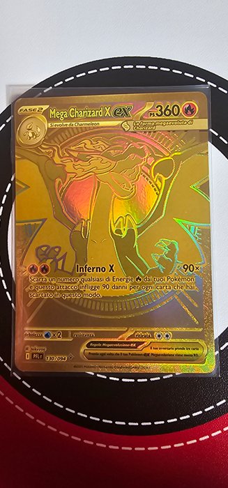 Pokémon - 1 Card - Mega Charizard X EX 130/094 Foil, Full art, Secret ...