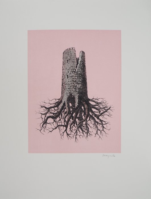 René Magritte (1898-1967) - Arbre surréaliste (La Folie Almayer) | Barnebys