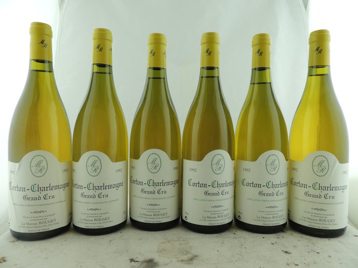 1992 Maison Rouget - Corton Charlemagne Grand Cru - 6 Bottles (0.75L ...