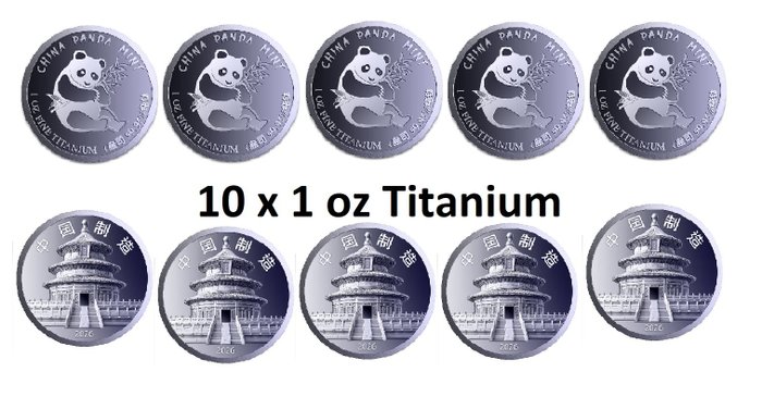 China. 1 oz Titanium 2026 (No reserve price) | Barnebys