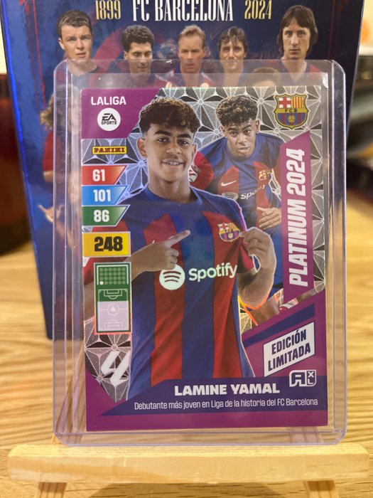 2023 Panini Lamine Yamal Platinum Card - 1 Card - Excellent (EX) | Barnebys