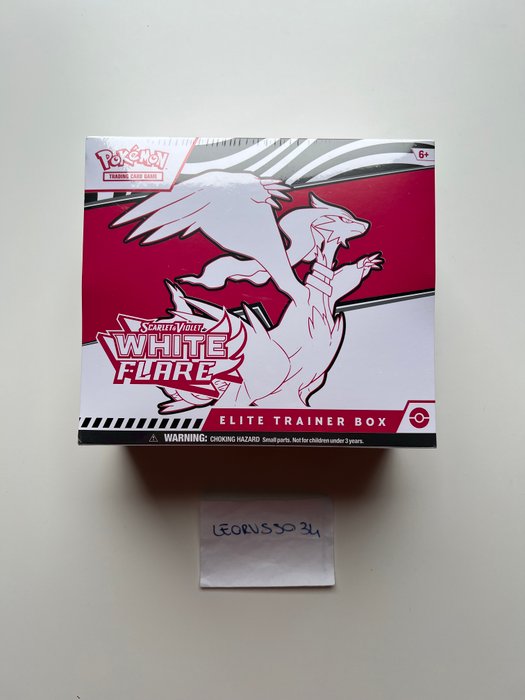 Pokémon - 1 Elite trainer box - White Flare - Scarlet & Violet - White ...