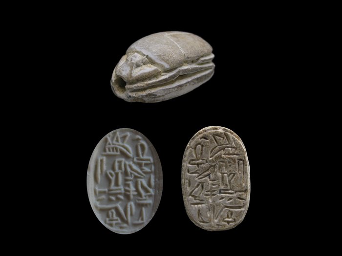 Ancient Egyptian Scarab for Senebsumai - RARE | Barnebys