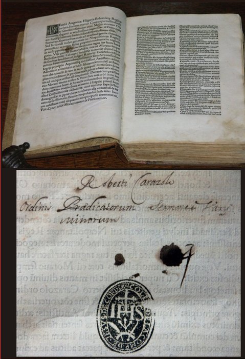 Robertus Caracciolus - Sermones de laudibus sanctorum - 1489 | Barnebys