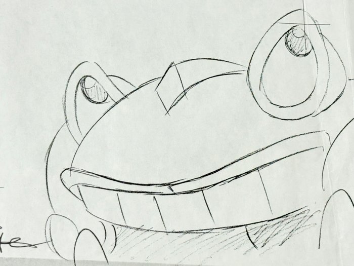 Walt Disney - Original animation copy layout drawing of Benny the Cab ...