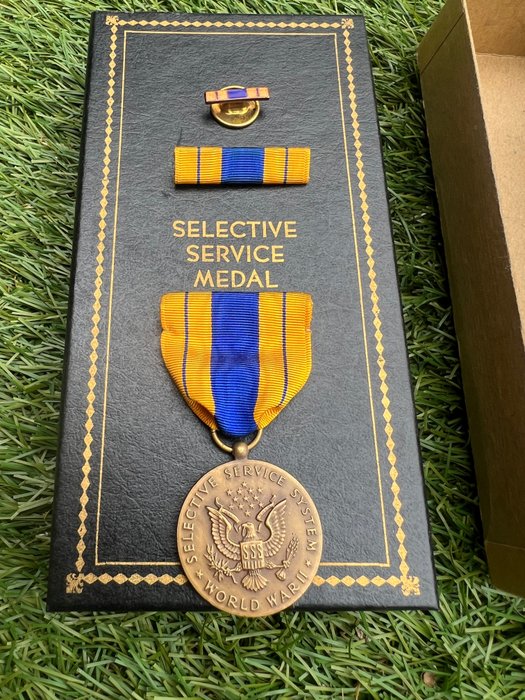 United States - Medal - WW2 Selective Service Medal in... | Barnebys